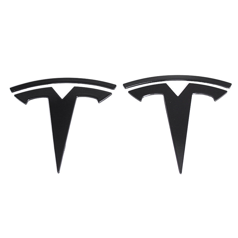Tesla Model Y Tesla 'T' Badges | 2021-2024 | Gloss Black | Matte Black ...