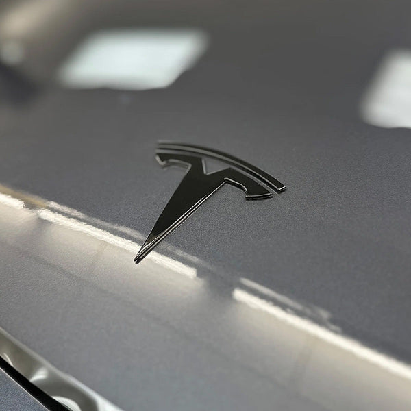 Tesla Model Y Tesla 'T' Badges | 2021-2024 | Gloss Black | Matte Black ...